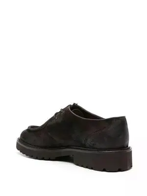DOUCAL'S Distressed Derby Shoes