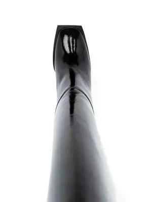 MSGM Patent Leather Knee-high Boots