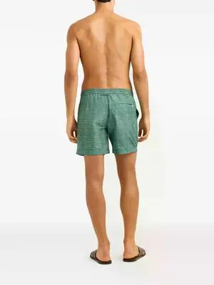 Orlebar Brown Wave-pattern Swim Shorts