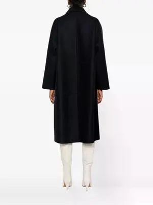 Harris Wharf London Button-front Raglan-sleeve Coat