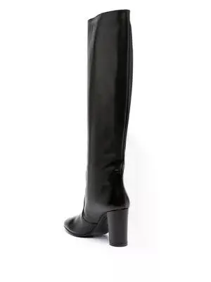 PAUL WARMER Viona 90mm Almond-toe Boots