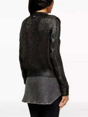 DIESEL® Cable-knit Sweater - Black