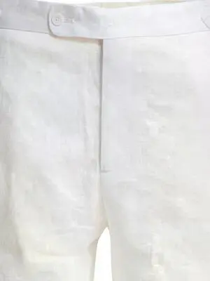 BODE Crochet-insert Linen Trousers