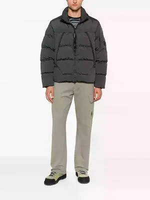 C.P. COMPANY Quilted Puffer Jacket - Grey