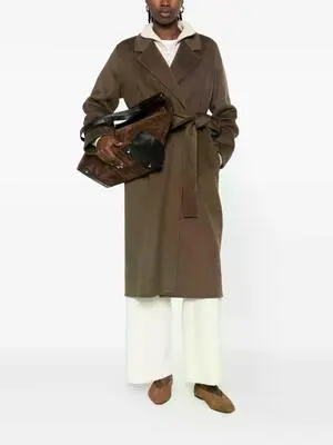 THE DYNAMIS STUDIO Belted Wool Overcoat