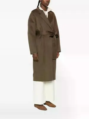 THE DYNAMIS STUDIO Belted Wool Overcoat