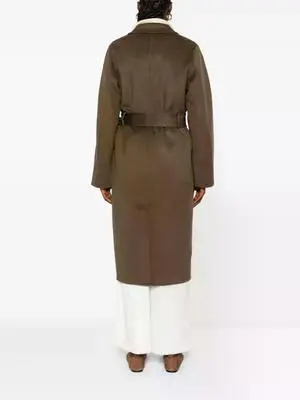 THE DYNAMIS STUDIO Belted Wool Overcoat