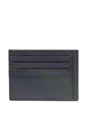 LANCEL Leather Card Holder - Blue