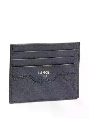 LANCEL Leather Card Holder - Blue