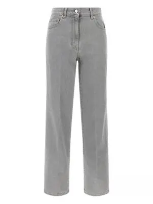 Peserico Five-pocket Straight-leg Jeans - Grey