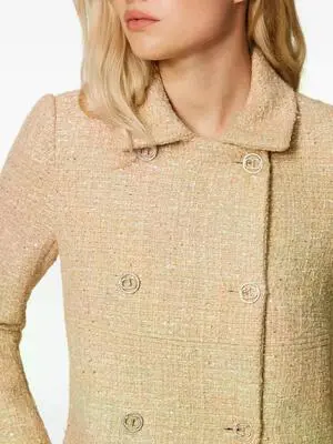 TWINSET Sequin-embellished Bouclé Coat