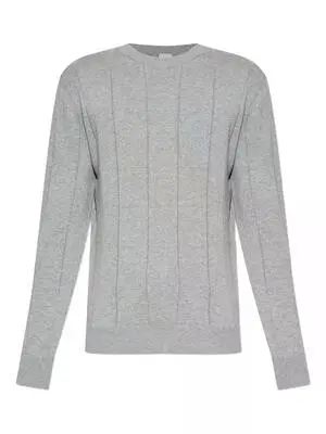 Eleventy Vertical-ribbed Cotton Sweater