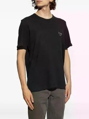 Rag & Bone Fish-embroidered Cotton T-shirt
