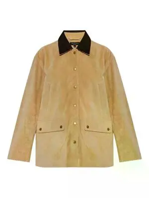 Rag & Bone Press-stud Suede Jacket