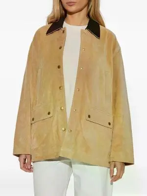 Rag & Bone Press-stud Suede Jacket