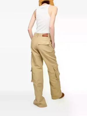 Acne Studios Zip-detail Cargo Trousers - Neutrals