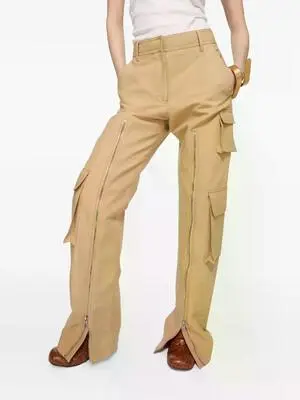 Acne Studios Zip-detail Cargo Trousers - Neutrals