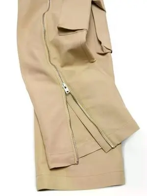 Acne Studios Zip-detail Cargo Trousers - Neutrals