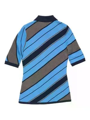 Acne Studios Diagonal-stripe Polo Shirt