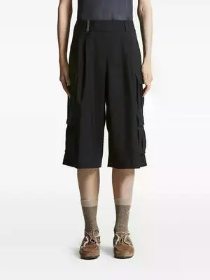 Peserico Pleated Cargo Knee-length Shorts