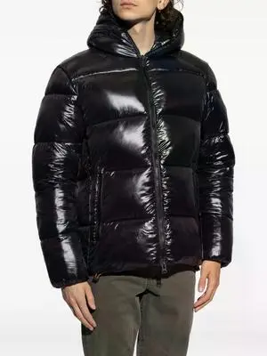 SAVE THE DUCK Hooded Puffer Jacket - Black