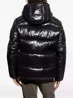 SAVE THE DUCK Hooded Puffer Jacket - Black