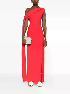Solace London Irina One-shoulder Maxi Dress