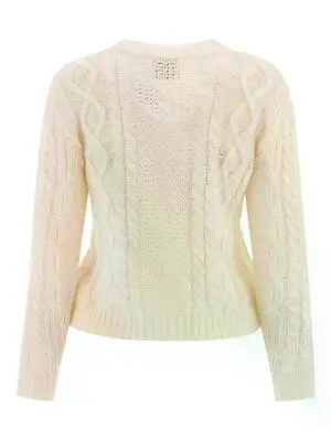 RAKKI Cable-knit Button Cardigan