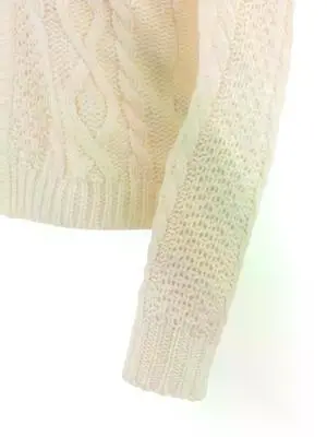 RAKKI Cable-knit Button Cardigan