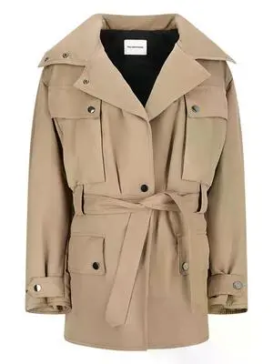 Andamane Belted Cargo-pocket Jacket - Neutrals