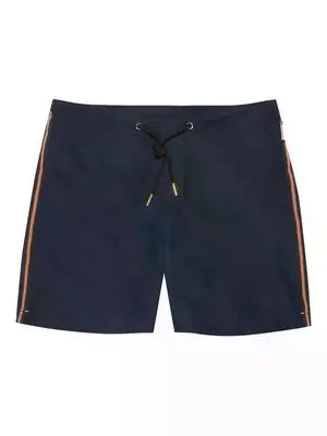 Orlebar Brown Bulldog Stripe-drawcord Swim Shorts - Blue