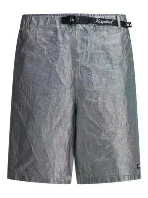 Kapital 12oz Metallic Effect Bermuda Shorts
