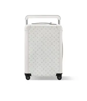 LOUIS VUITTON Horizon 55 Trolley Bag - White