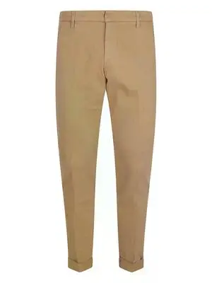 DONDUP Cotton Trousers - Brown