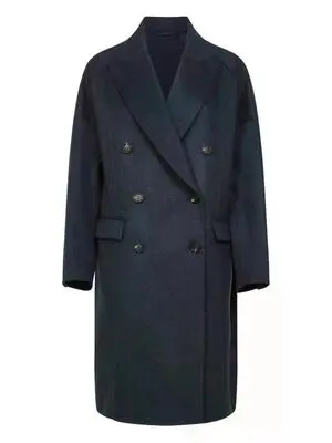 Brunello Cucinelli Double-breasted Long-sleeve Coat