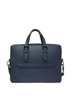 LANCEL Leather Briefcase With Buckle Detail