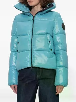 SAVE THE DUCK High-neck Quilted Jacket - Blue