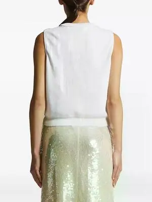 Peserico Sequin-embellished Sleeveless Top