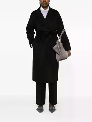 THE DYNAMIS STUDIO Belted Notched Coat
