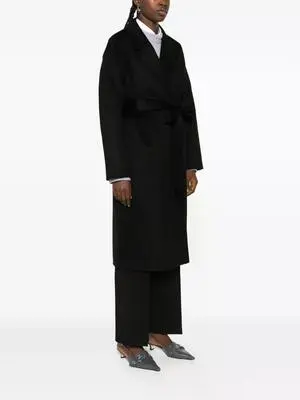 THE DYNAMIS STUDIO Belted Notched Coat