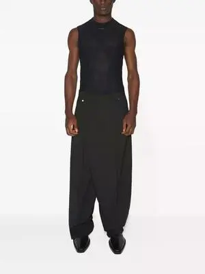 MUGLER Paneled Sleeveless Tank Top
