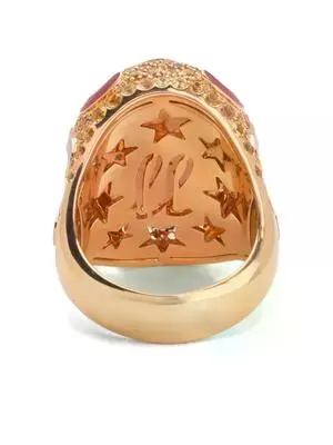 FRANCESCA VILLA 18k Rose Gold Octopus Ring - Pink