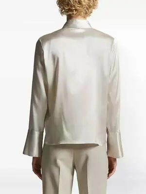 Peserico Satin Wide-cuff Shirt