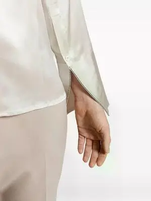 Peserico Satin Wide-cuff Shirt