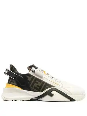 Fendi Flow Panelled Leather Sneakers F1hgr