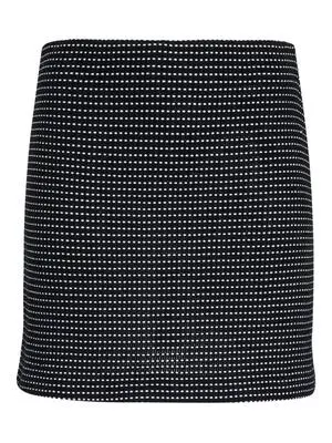 Proenza Schouler White Label Lawson Tweed Dot Mini Skirt - Black