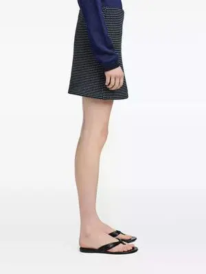 Proenza Schouler White Label Lawson Tweed Dot Mini Skirt - Black
