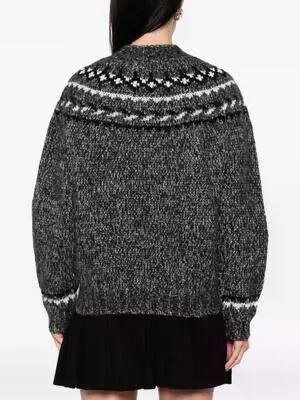 P.a.r.o.s.h Fair Isle-pattern Sweater - Black