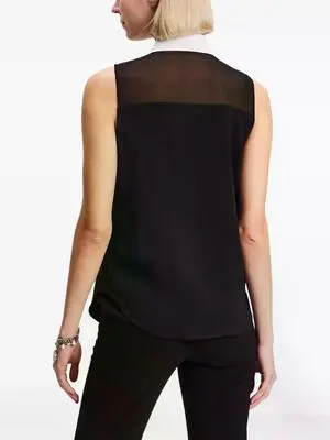 Karl Lagerfeld Poplin Collar Blouse