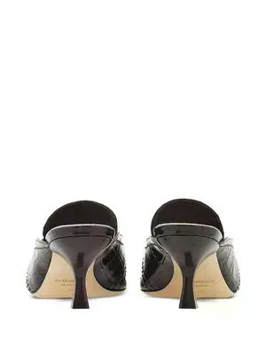 FERRAGAMO Crocodile-effect Mules